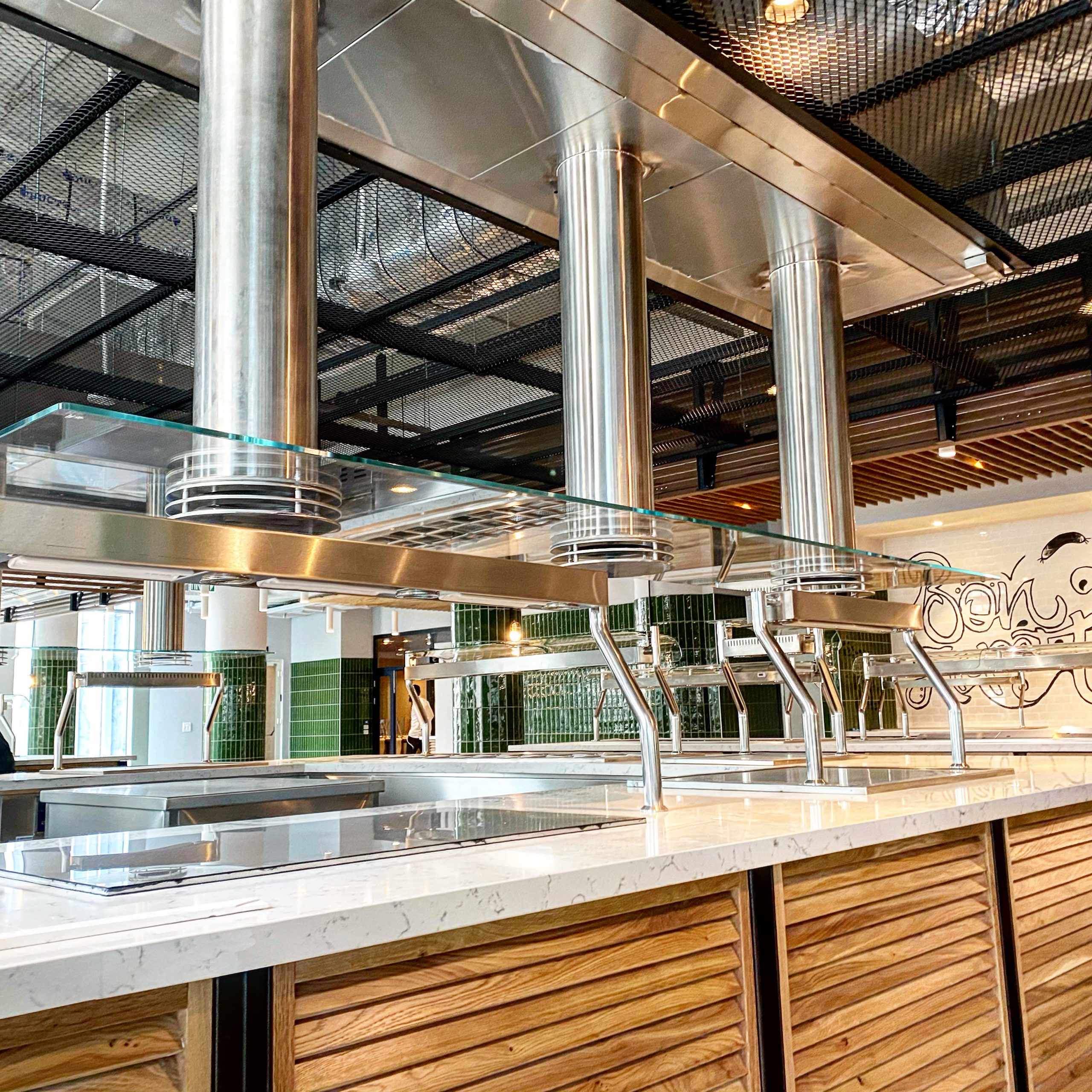 Mirage Design Glass Exhaust hoods - Arama and Benet Engineering